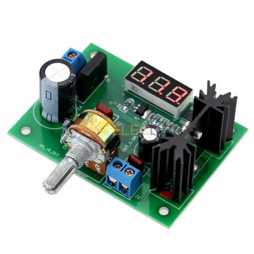 KS3463-1 | LM317 DC-DC Converters Step Down Power Module Adjustable Linear Regulator with LED ...